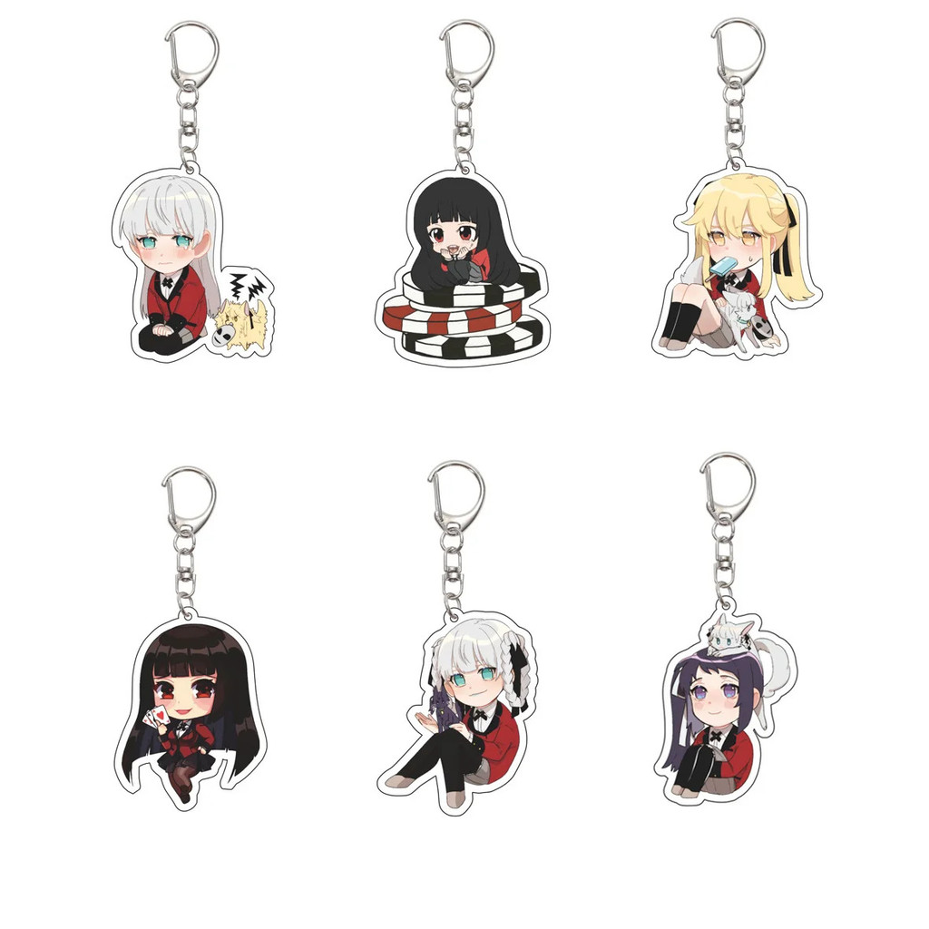 Gifts/55MM Anime Kakegurui‌ Keychain Jabami Yumeko/Saotome Meari ...