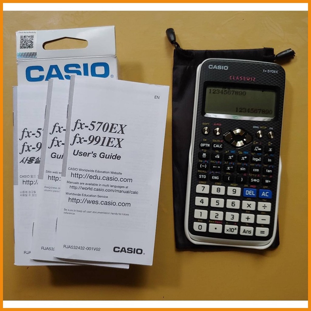 Casio FX-570EX Classwiz Scientific Calculator Heavy Duty Engineering ...