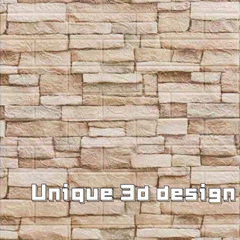 5 pcs Wallpaper Adhesive Wall Decor Foam Paner Wall Paper Dinding Wall ...