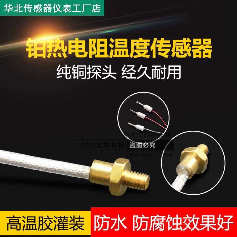 M3 Copper Screw Type PT100 Platinum Resistor M4 Thread 3D Sensor ...
