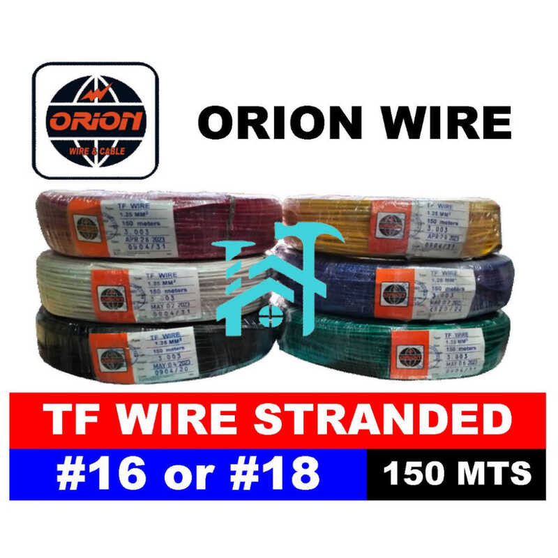 TF WIRE STRANDED #16/7 Or #18/7 (150 Meters) 2B3 547 | Shopee Philippines