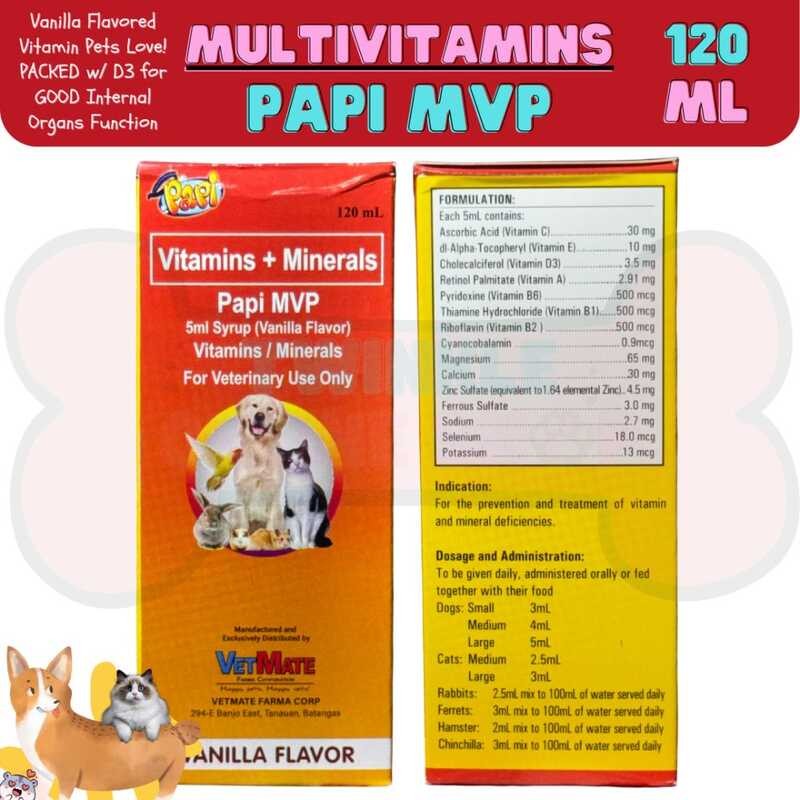 [120 Ml] Papi MVP Multivitamins – Vanilla-Flavored Liquid Supplement ...