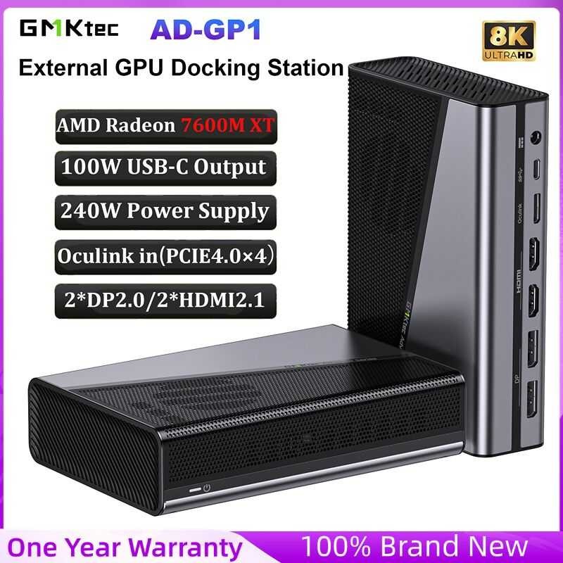 Tt Gtec Ad-Gp1 Graphics Card AMD Radeon RX 7600M XT Oculink Usb4 Type-C ...