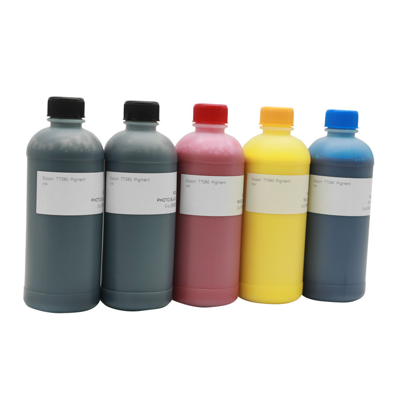 1000ML CMYK Refillable Pigment Ink for Epson T3270 T3280 T5280 T7280 ...