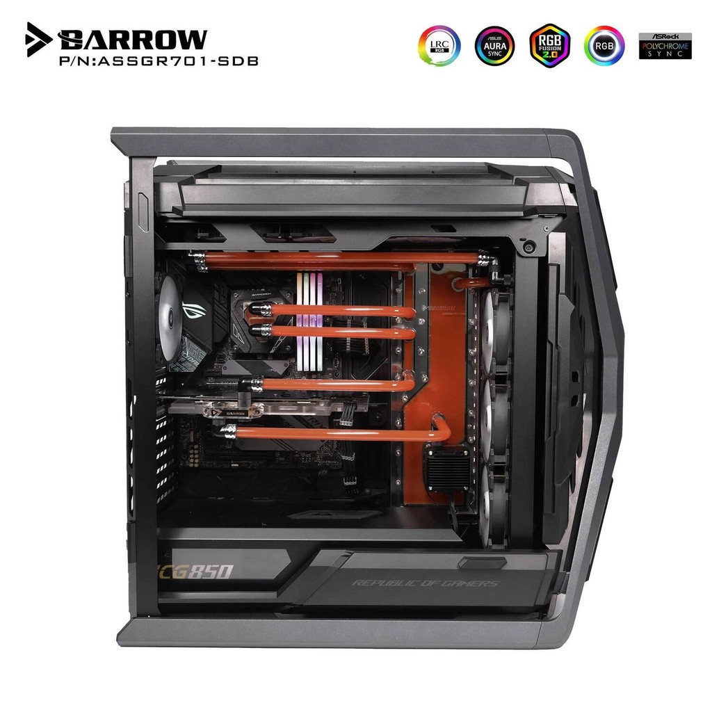 Barrow ASSGR701-SDB Distro Plate for ASUS ROG GR701 Chassis Water ...