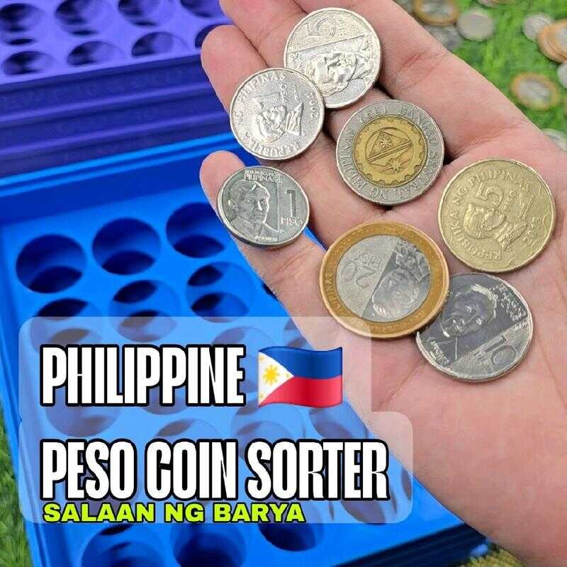 Philippine Peso Coin Sorter 65B | Shopee Philippines