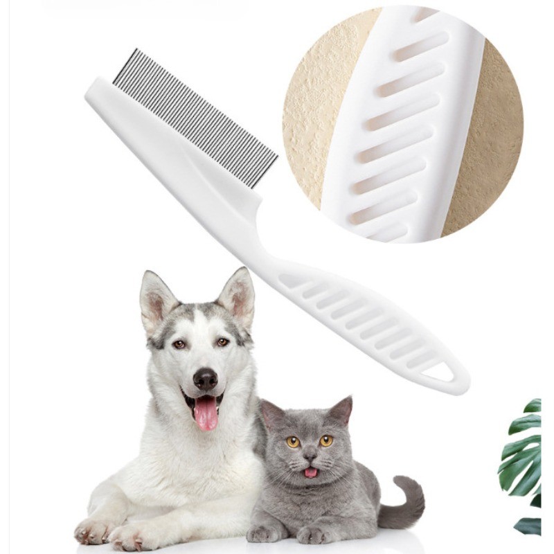 Pet Dedicated Fine-Tooth Flea Comb Remove Lice Remove Flea Cat Dog ...