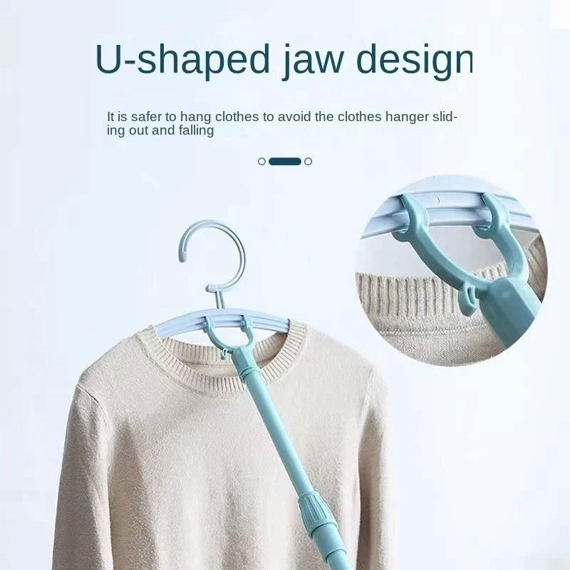 Lillove Stainless Steel Clothes Fork Clothes Rail Adjustable Clothes ...