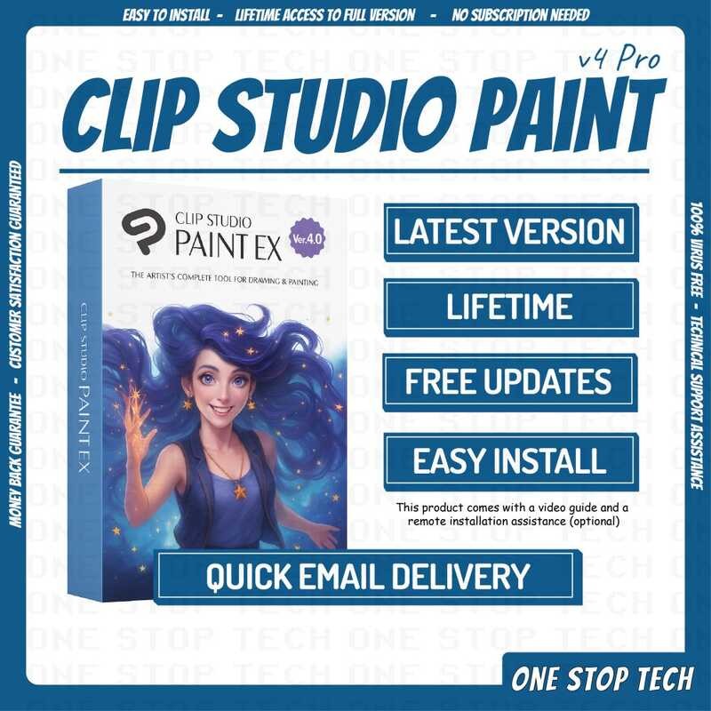 Clip Studio Paint Ex 4.0 Windows | Lifetime | Shopee Philippines