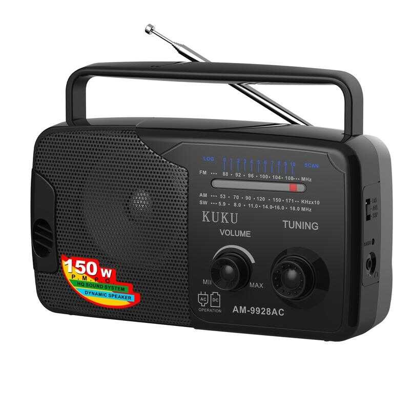 Am-9928 Loud Volume Electric Portable Radio Fm/Am/Sw 3 Band Radio AC ...