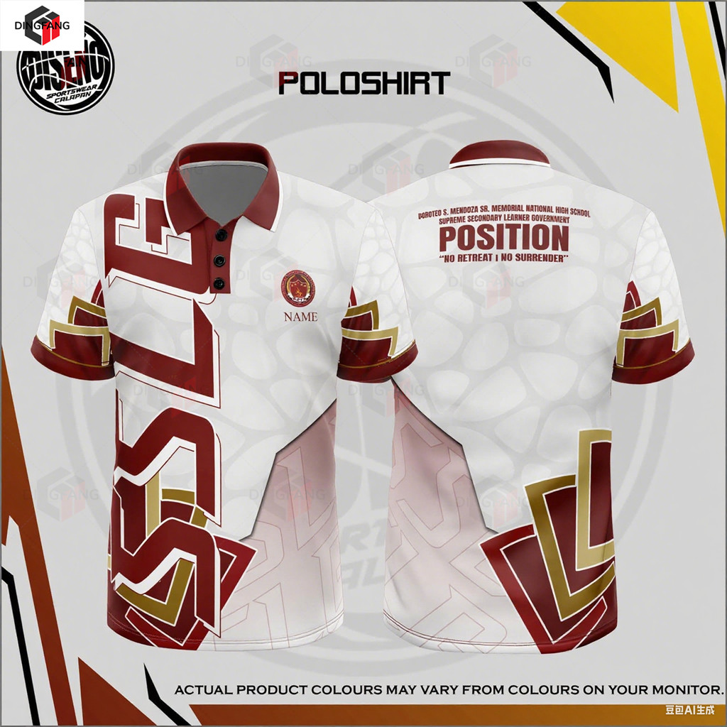 【FREE CUSTOM】POLO Shirt School Uniform for SBO | SSLG | SELG | YES-O ...