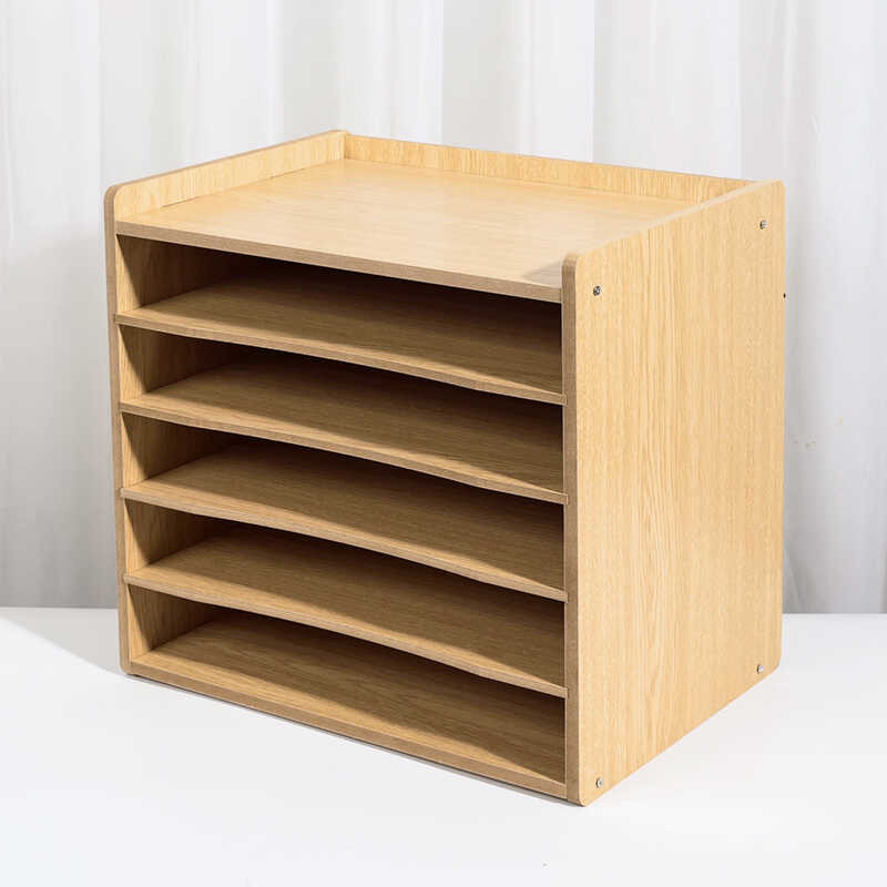 Multi-layer Office Organizer A4 Layered Rack Storage Box File Frame ...