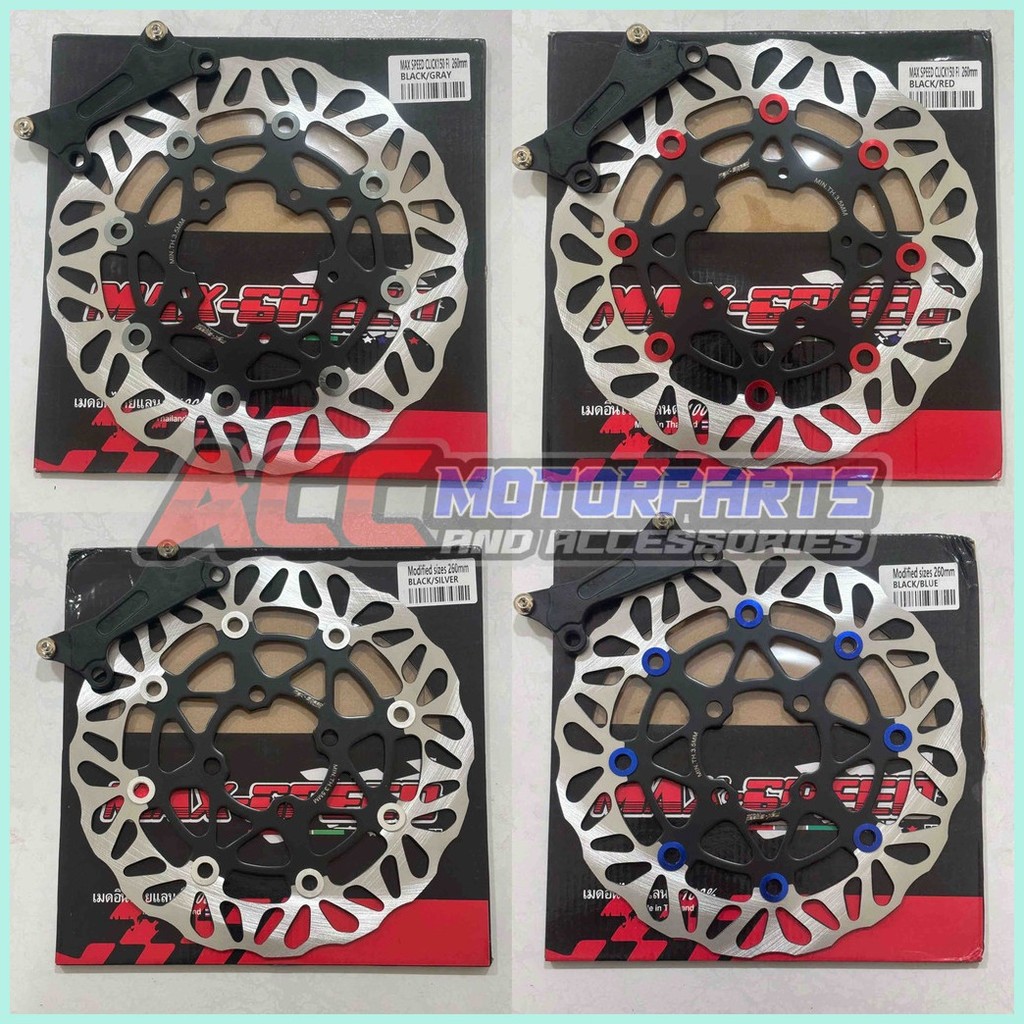 260MM BIG DISC W/BRACKET CLICK 125 / 150 / HONDA BEAT FI & CARB ...