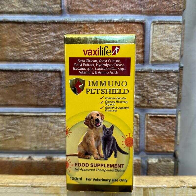 IMMUNO PET SHIELD FOR DOGS AND CATS 120Ml 51A C10 | Shopee Philippines