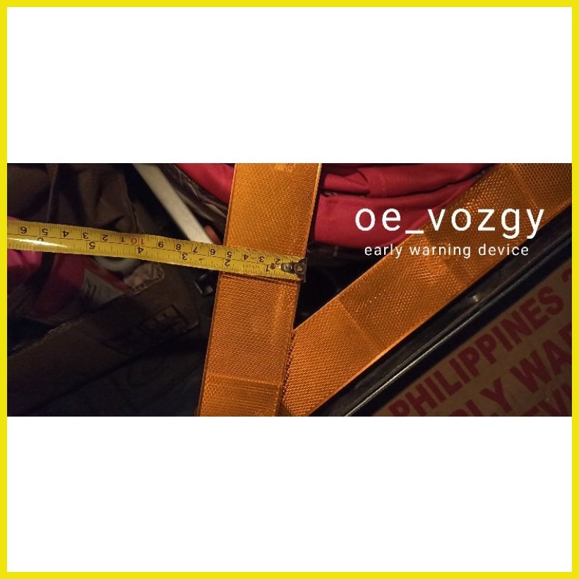 Early Warning Device Heavy Duty Phils.2000 LTO RequiredSticker standard ...