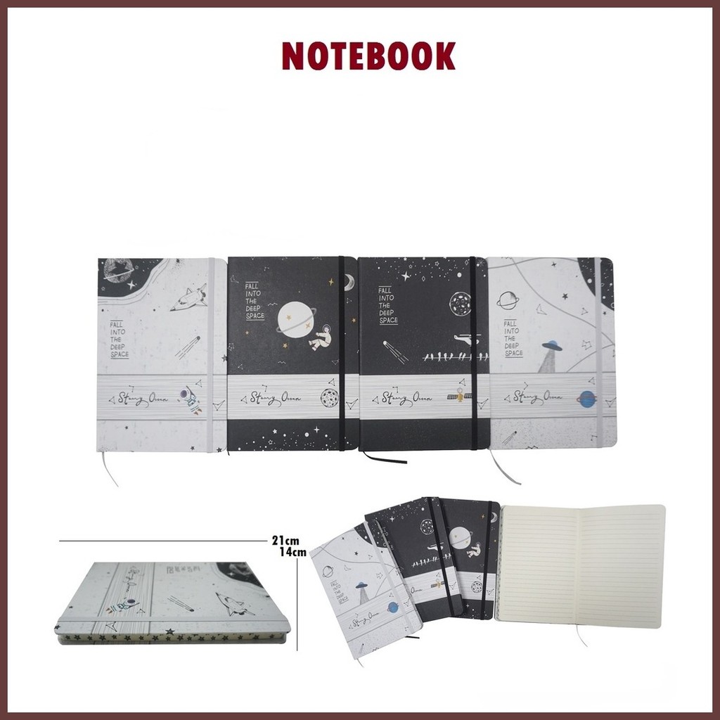 A5 Notebook Art Hardcover Handbook Diary Notebook With String Lock ...