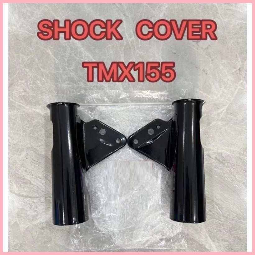 Motorcycle Front Shock Cover For Tmx155 (Black) | Shopee Philippines