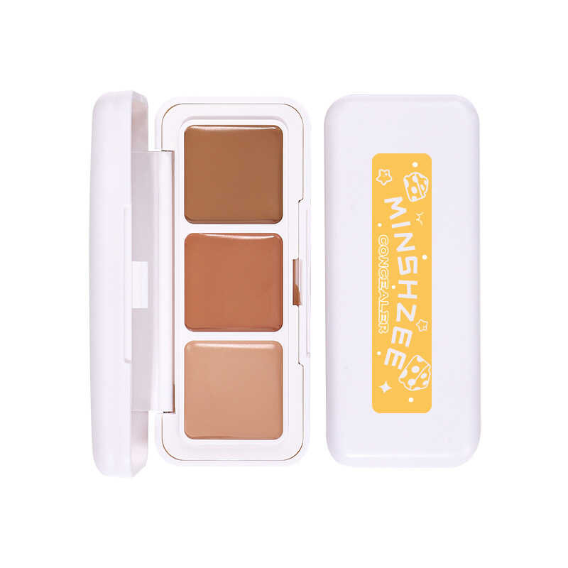 Cheese Three-Color Concealer Tear Trough Dark Circles Face Spots Acne ...