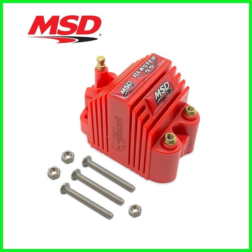 MSD E-core Racing Ignition Coil Universal Blaster Coil SparkPlug Cap ...
