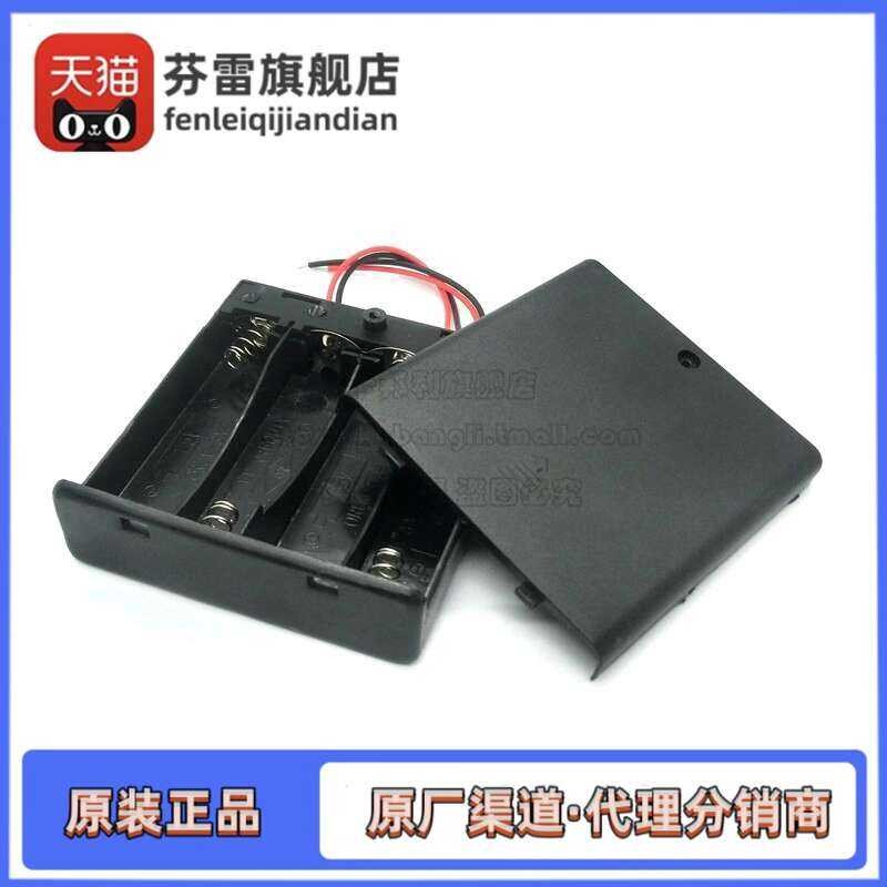 Switch and Lid, 4 Four AA Batteries, with Thick Wire, Battery Box ...