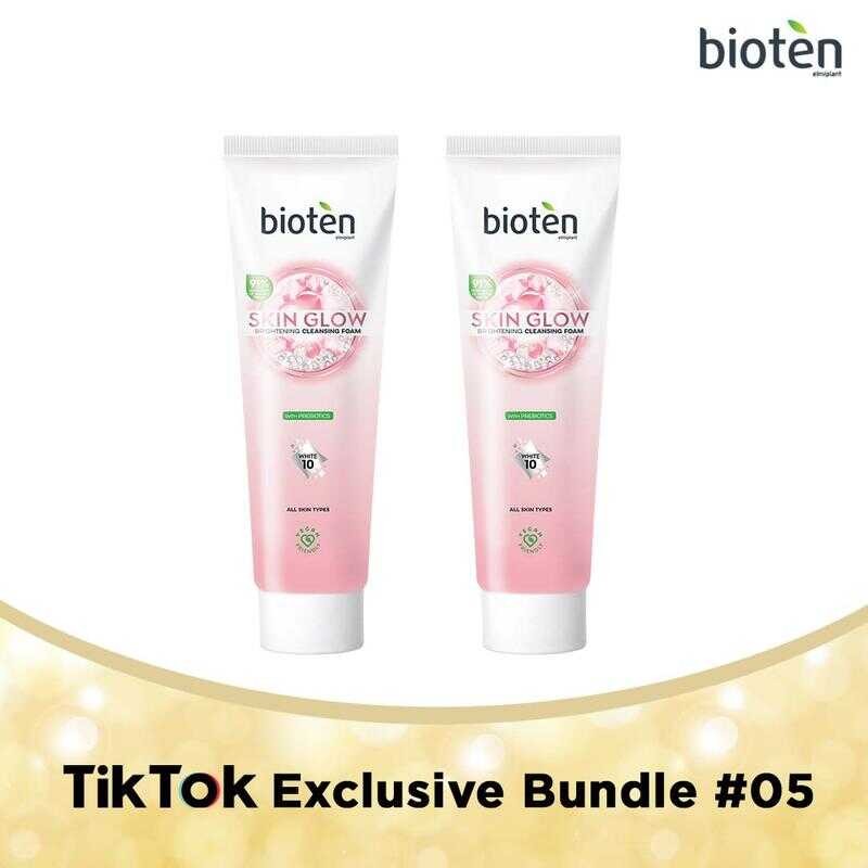 [Cod] Bioten Skin Glow Foam Bundle: 2Pcs. (100M) | Facial Skincare ...