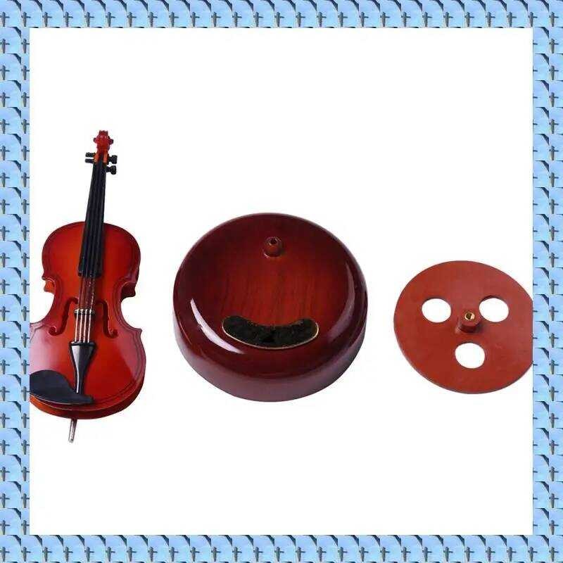 Y NOCM 2X Violin Box, Rotating Musical Base, Classical Music Box ...