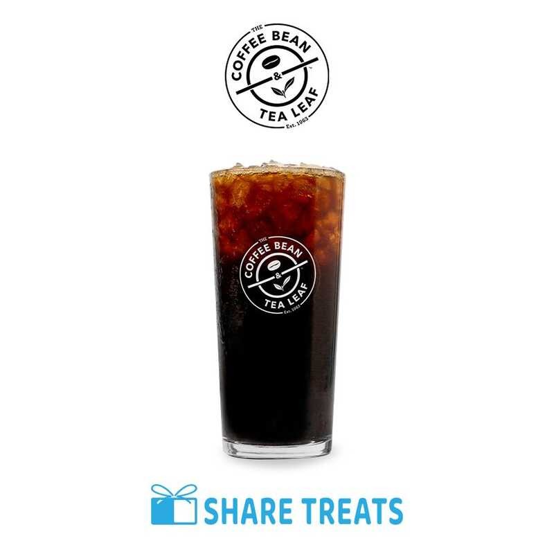 1 The Coffee Bean & Tea Leaf Reg. Americano (Hot Or Iced) SMS Evoucher ...