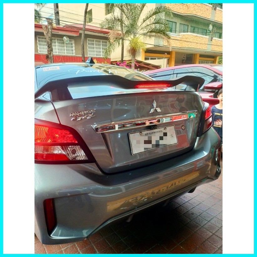 Mitsubishi Mirage G4 2014 - 2024 Spoiler with Light | Shopee Philippines