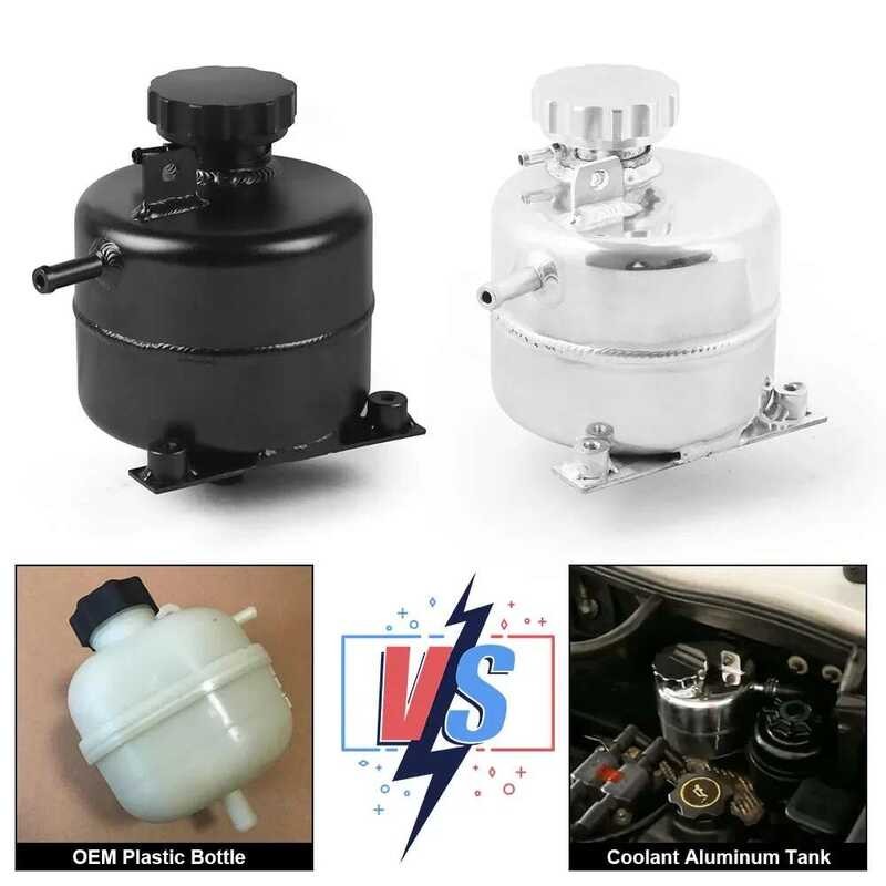 Yy Aluminium Radiator Coolant Water Overflow Expansion Tank Reservoir ...