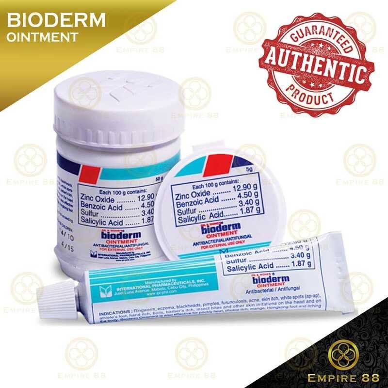 Bioderm Ointment Cream By Dr. S. WONG Antifungal/Antibacterial 5G (Tin ...