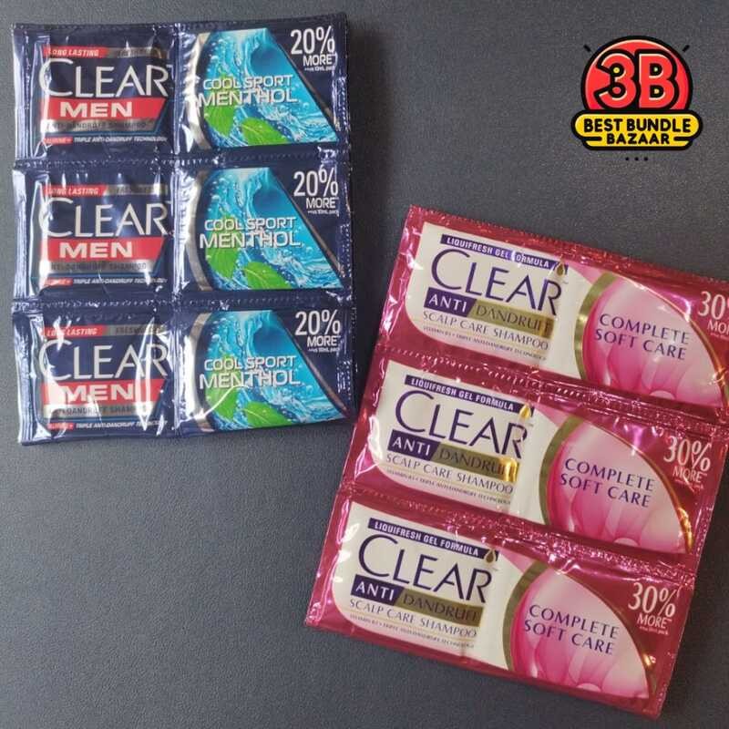 Clear Shampoo Value Pack (12Pcs) — Cool Sport Menthol For Men ...