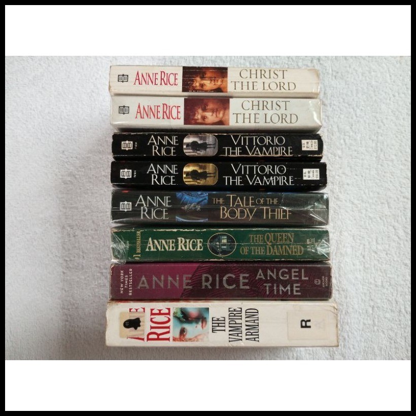 Anne Rice Books - Vampire Chronicles (The Queen of the Damned, The ...