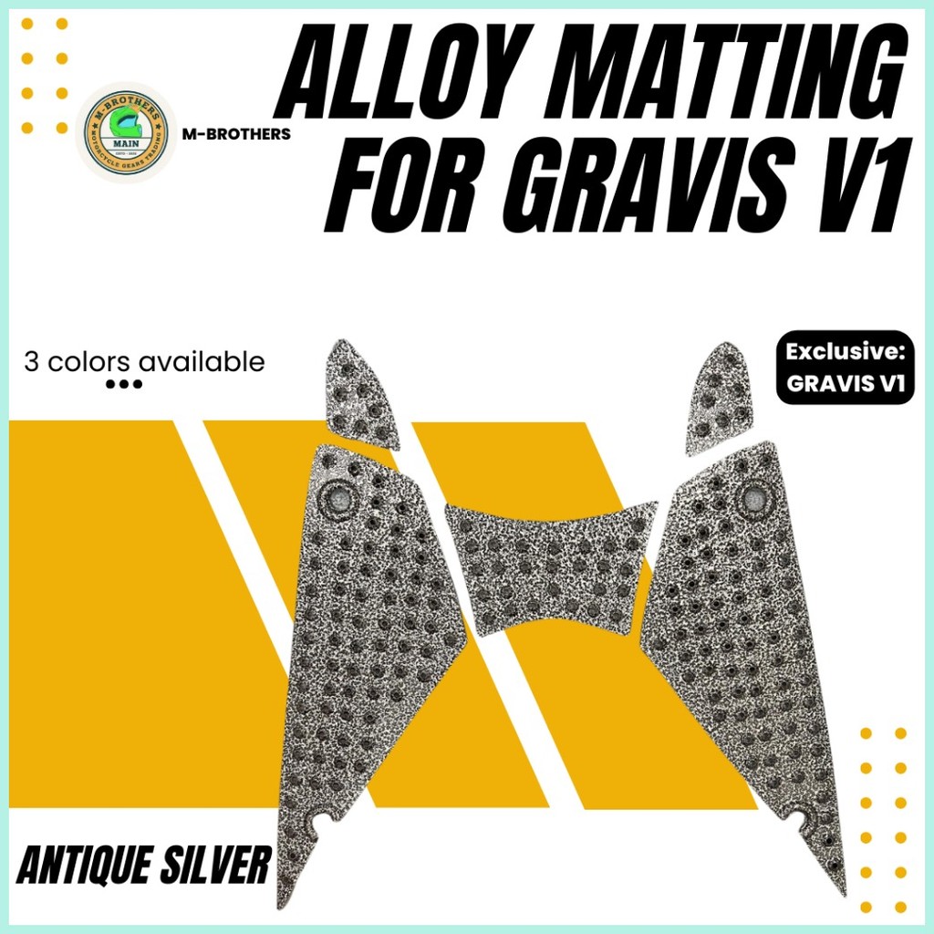 Yamaha MIO GRAVIS V1 Alloy/Powder Coated FootBoard Matting | Shopee ...