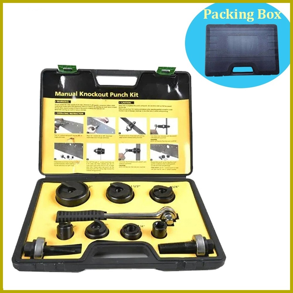 CC-60 1/2" to 2" Manual Knock Out Punch Driver Kit Hole Tool Knockout ...