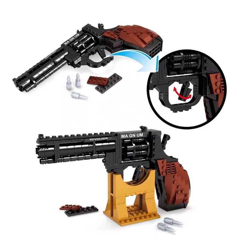 Toy Gun DIY Assembly Revolver Sqz92 54 Pistol Military Weapon Model ...