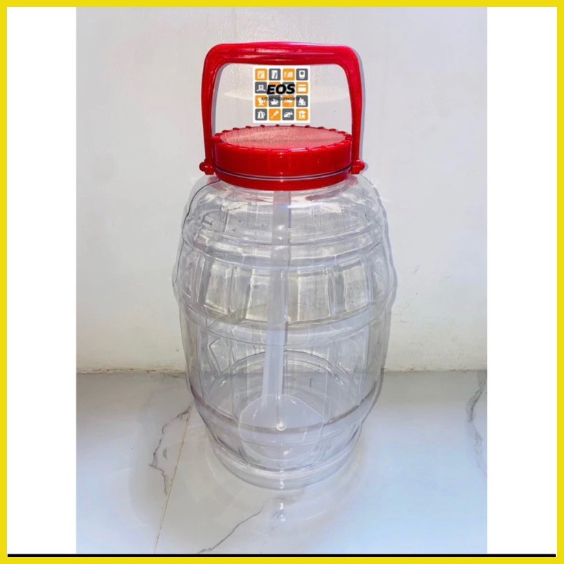 Clear Plastic Palamigan / Clear Palamig / Juice container with sandok ...