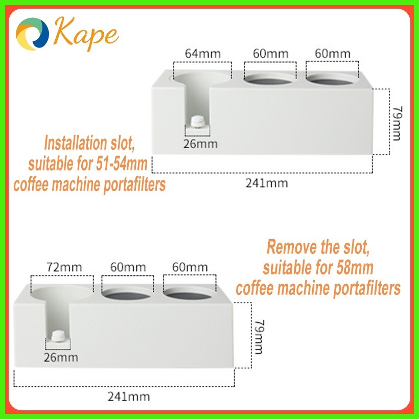Kape Tamping Station Adjustable Tamper Holder Universal Barista Tool ...