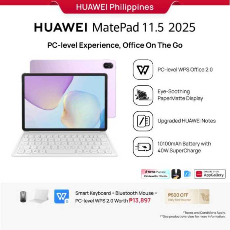 HUAWEI Matepad 11.5 2025 | Tablet Pc-Level WPS Office 2.0 L Eye ...