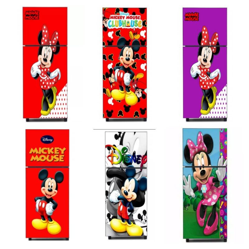 Mickey MOUSE 2 Door Refrigerator Sticker | Shopee Philippines