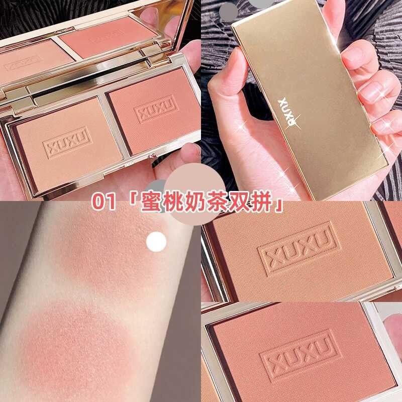 Two-tone Matte Natural Contour Rouge Sun-kissed Nude Makeup New Blush ...