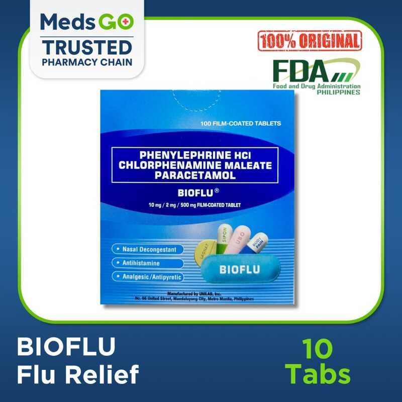 Unilab Bioflu 10 Tablets 995 XXC | Shopee Philippines