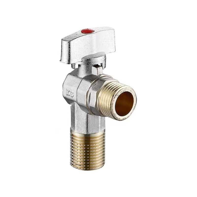 Copper Quick-Opening Large Flow Triangle Valve Copper Water Heater ...