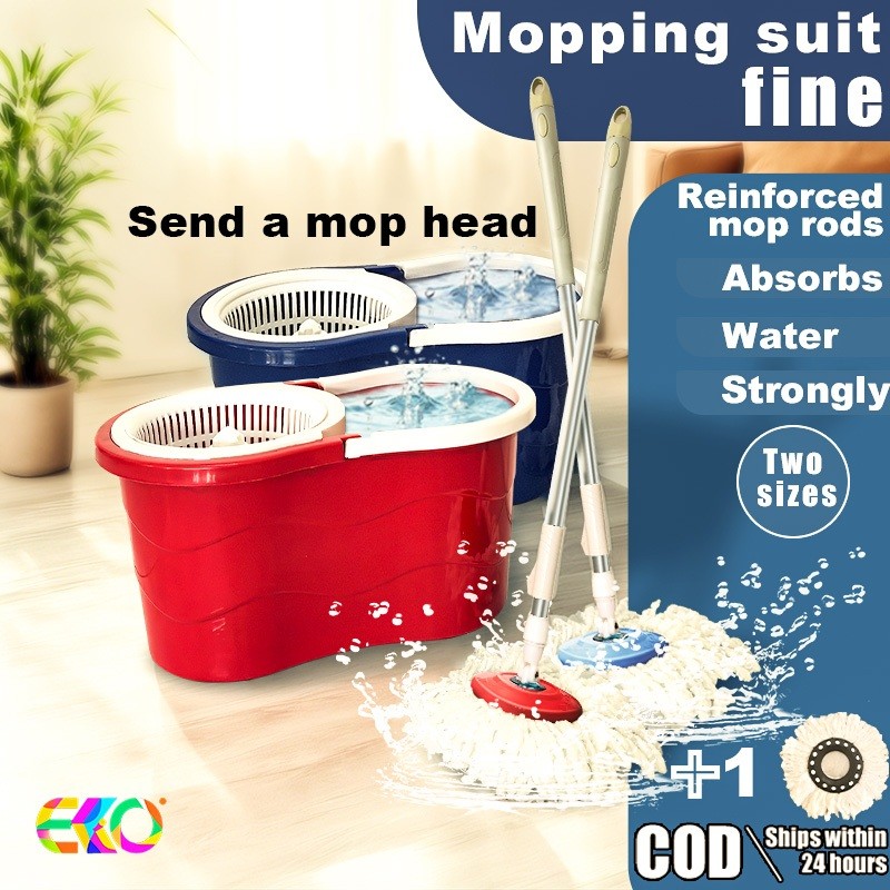 360 Mop With Spinner And Bucket Magic Spin Tornado Mop 360 Easy ...