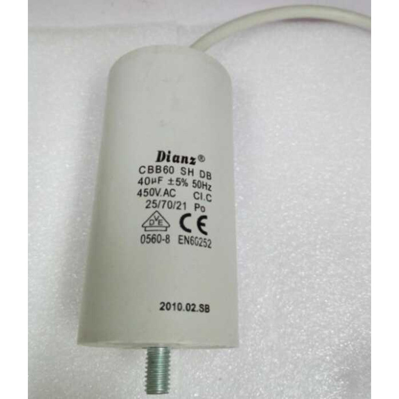 Dianz Starting Capacitor with Screw Terminal CBB60 450VAC 40UF 2UF ...