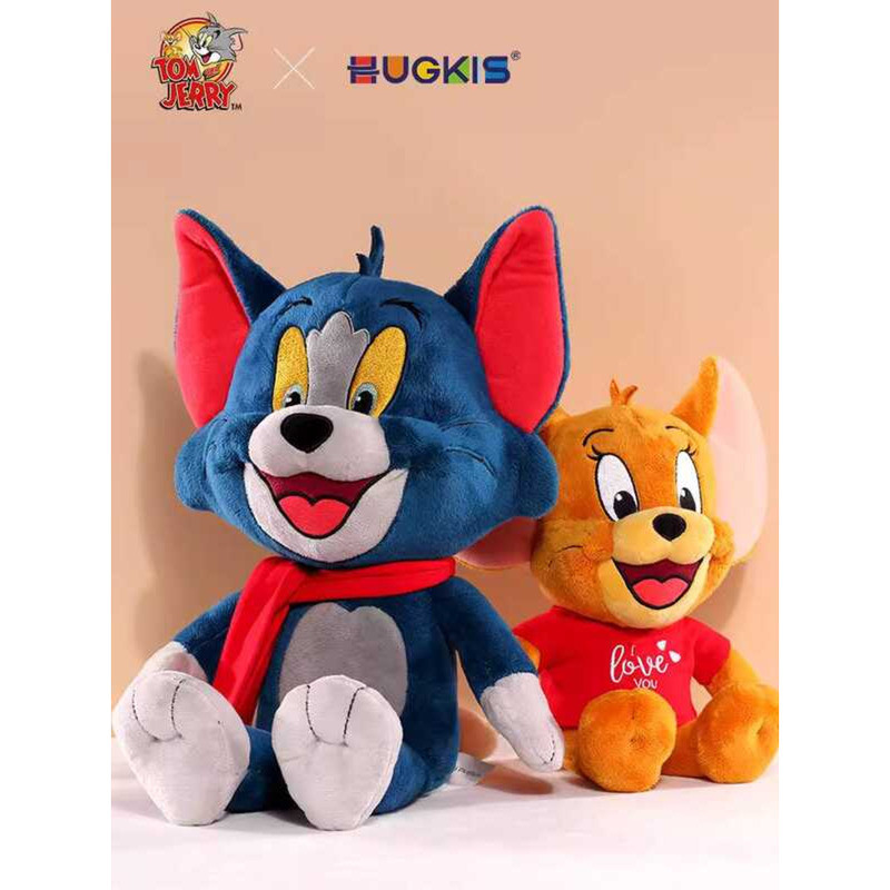 Official Tom and Jerry Plush Toy Cute Tom Cat Jerry Mouse Plush Toy ...