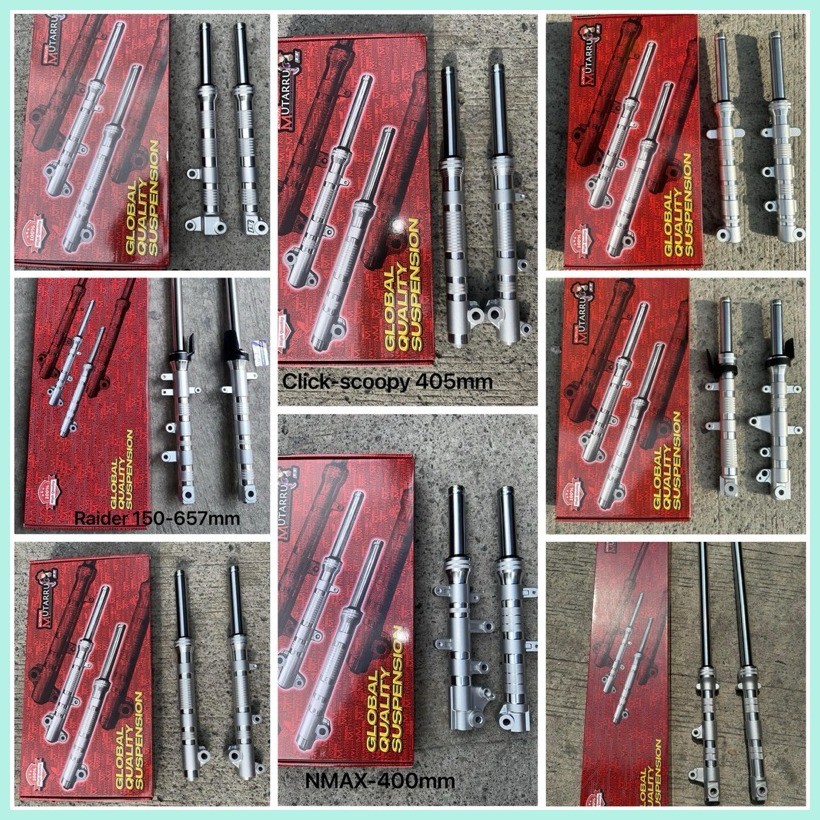 Mutarru Front Fork Telescopic Assembly Lighten Raider150 Sniper150 Click wave125 Nmax Aerox Mio ...