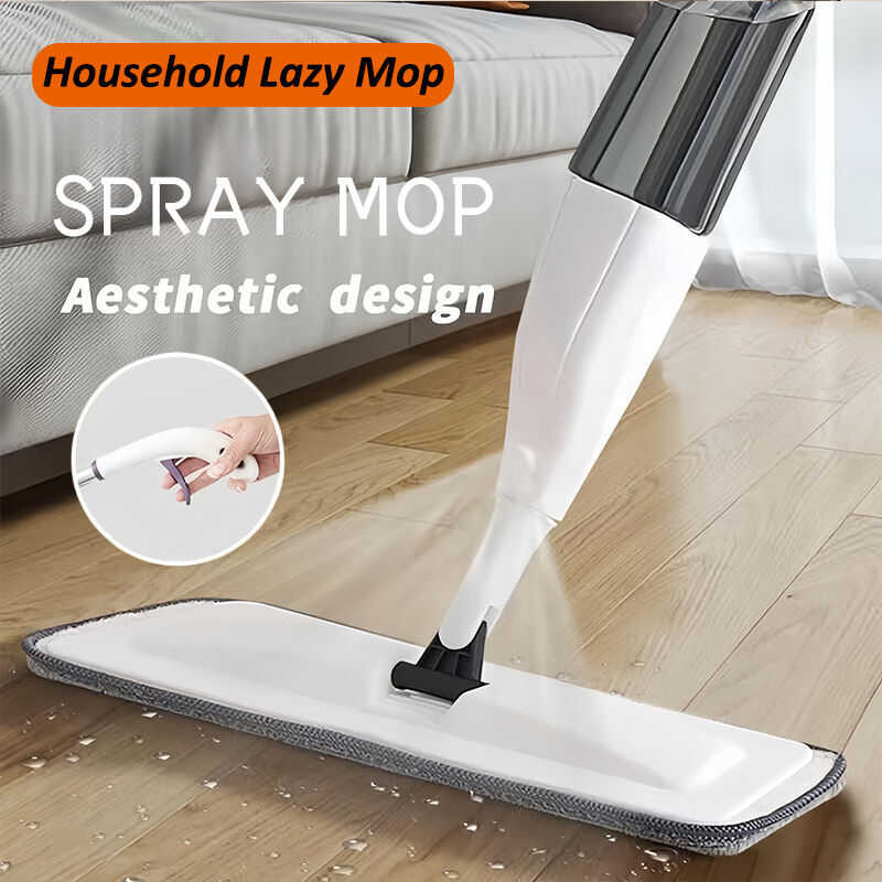 Spray Mop For Home Lazy Floor With 350Ml Tank Water Spraying Jet Mops ...