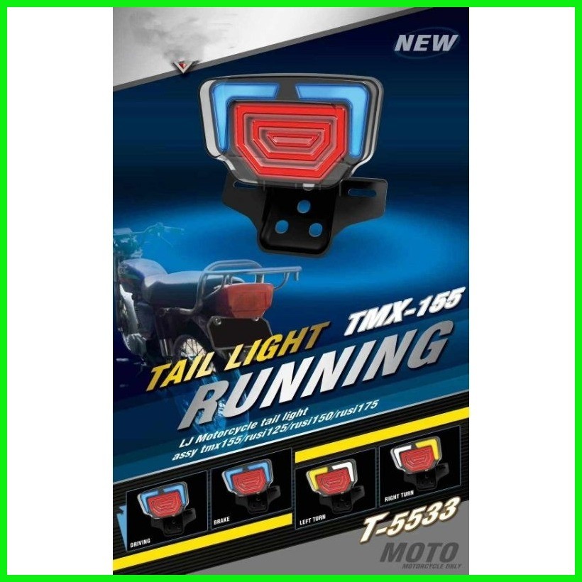 TMX 125/155 , Rusi 125/150/175. NEW! Running LED Tail light/ Brake ...