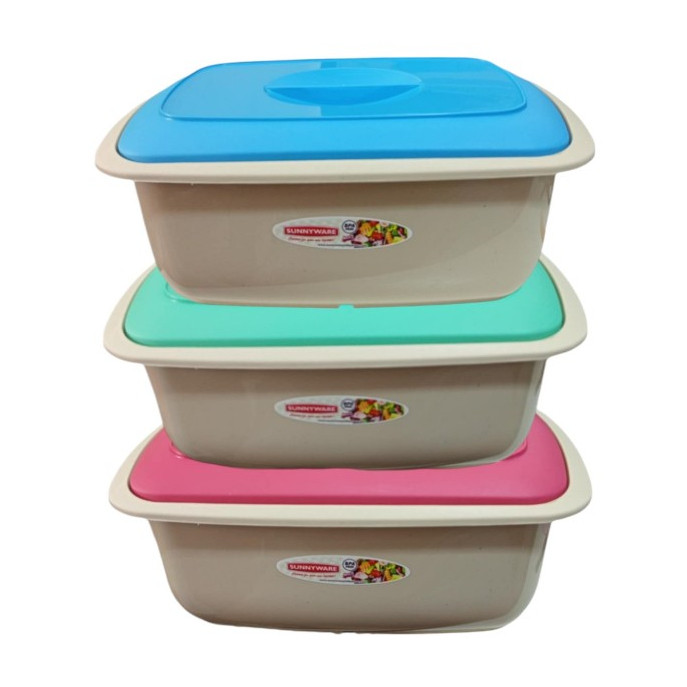 Sunnyware Rectangular Food Container 3.5L - Home Organizer Storage Box ...