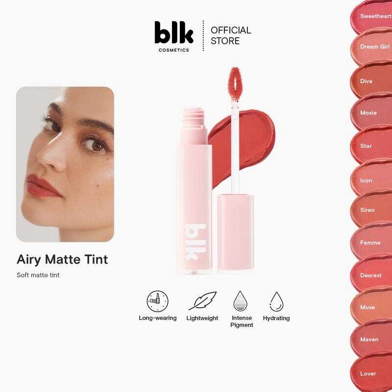 Blk Cosmetics Daydream Airy Matte Tint Long-Lasting High Pigmentation ...